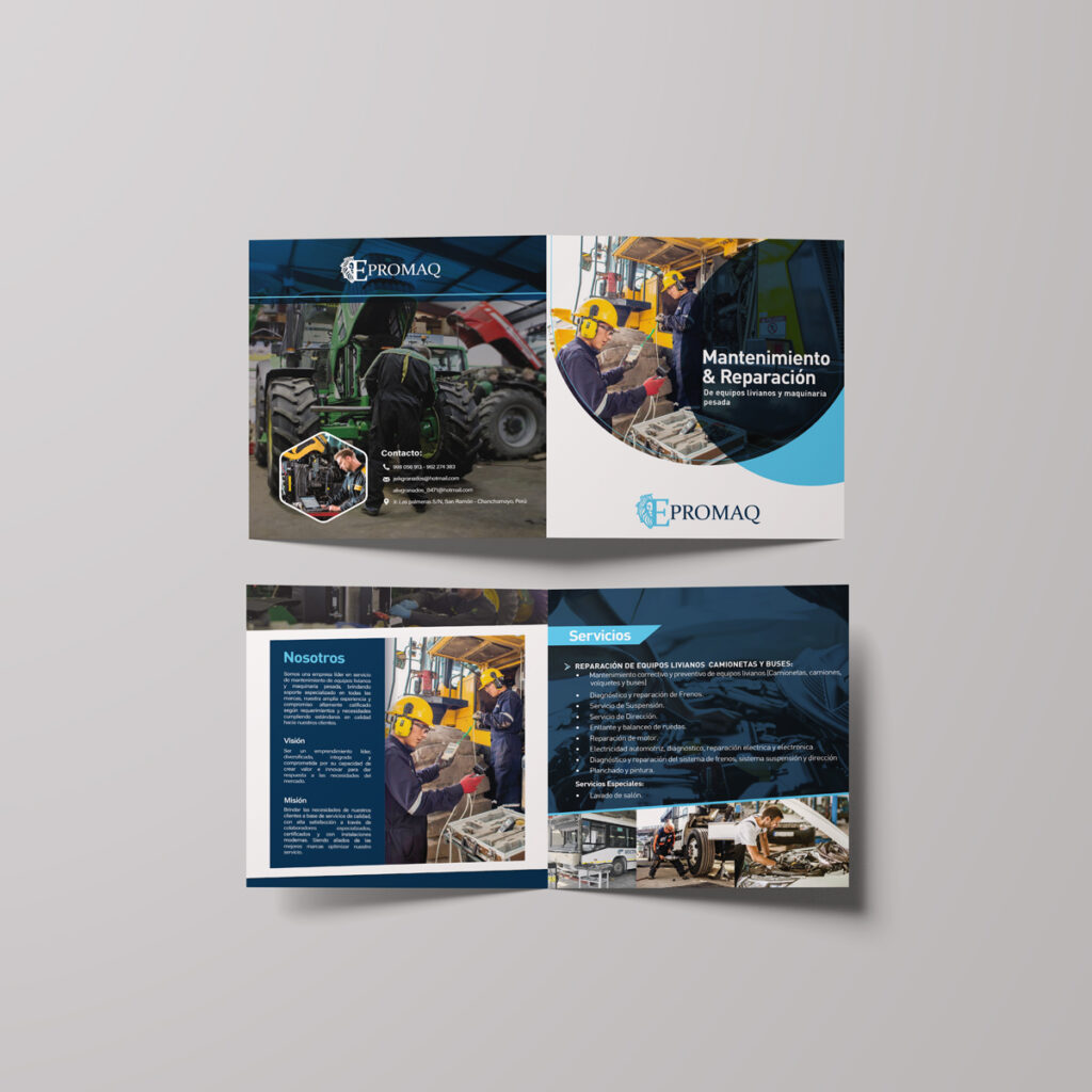 Diseño e impresión de brochure - Brochure.Pe